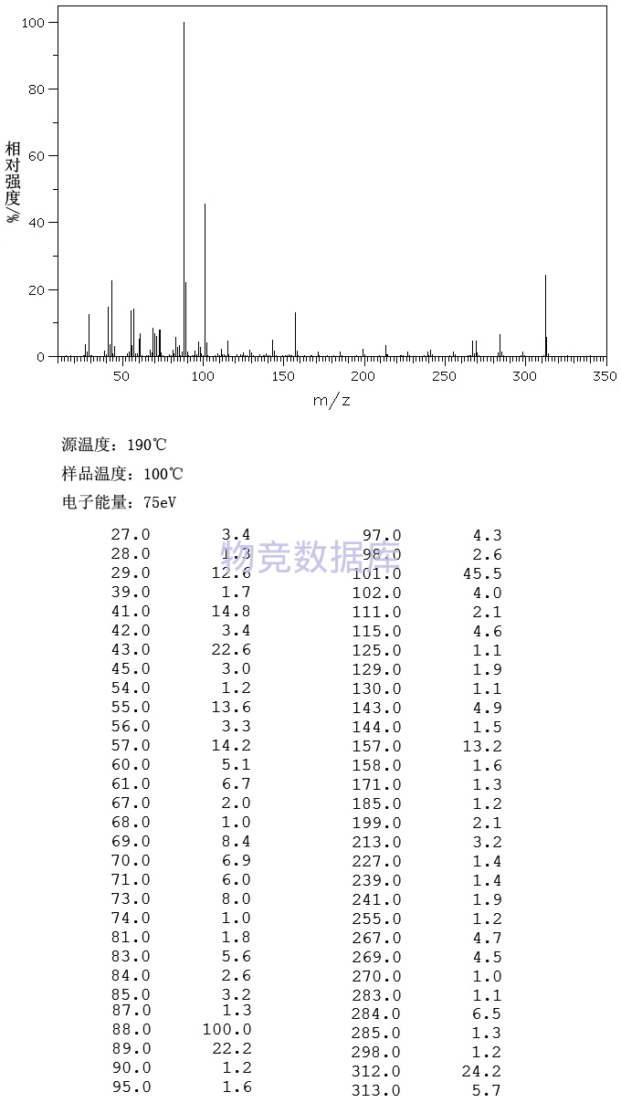 硬脂酸乙酯ethyl Stearate111 61 5参数,分子结构式,图谱信息 物竞化学品数据库 专业、全面的化学品基础数据库