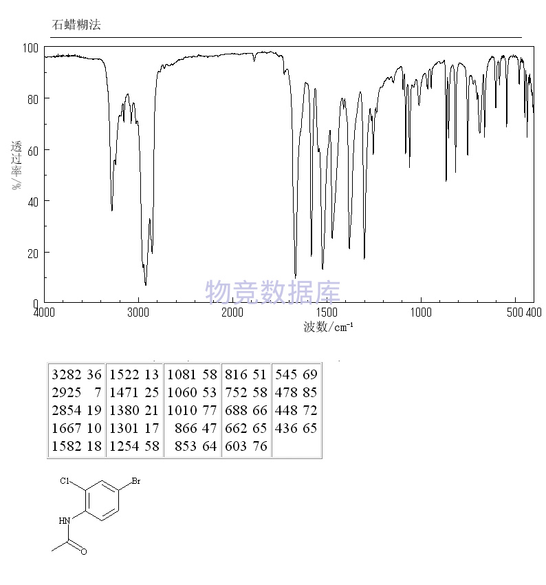 4 溴 2 氯乙酰苯胺4 Bromo 2 Chloroacetanilide3460 23 9参数,分子结构式,图谱信息 物竞化学品