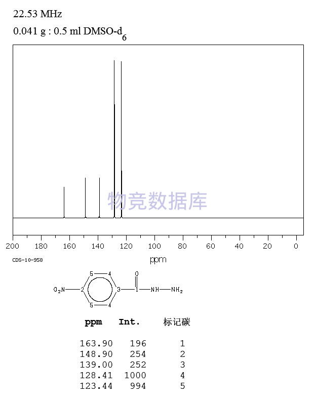 4 硝基 L 苯丙氨酸4 Nitro L Phenylalanine949 99 5参数,分子结构式,图谱信息 物竞化学品数据库