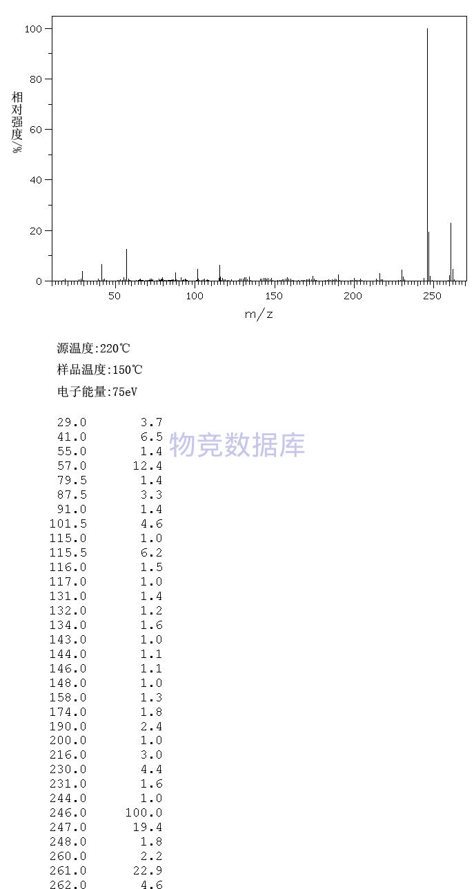 246 三叔丁基苯胺246 Tri Tert Butylaniline961 38 6参数,分子结构式,图谱信息 物竞化学品